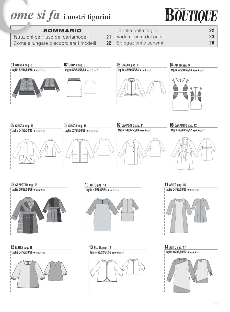 La mia Boutique Speciale Taglie Forti - Cartamodelli made in Italy – LA MIA BOUTIQUE